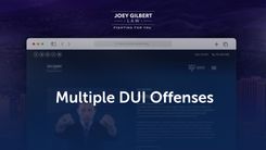 Multiple DUI Lawyer Reno | Repeat Offense Defense